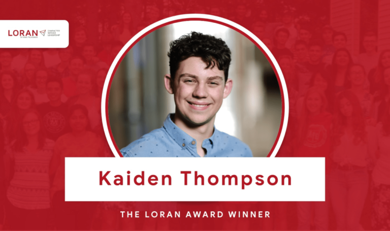Meet and Learn from Kaiden Thompson, a 2020 Recipient of the Loran ...