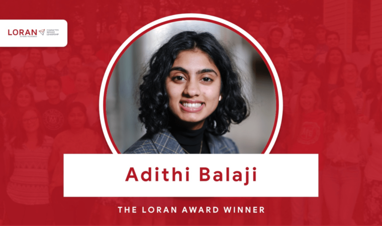 Meet and Learn from Adithi Balaji, a 2020 Recipient of the Loran Award ...