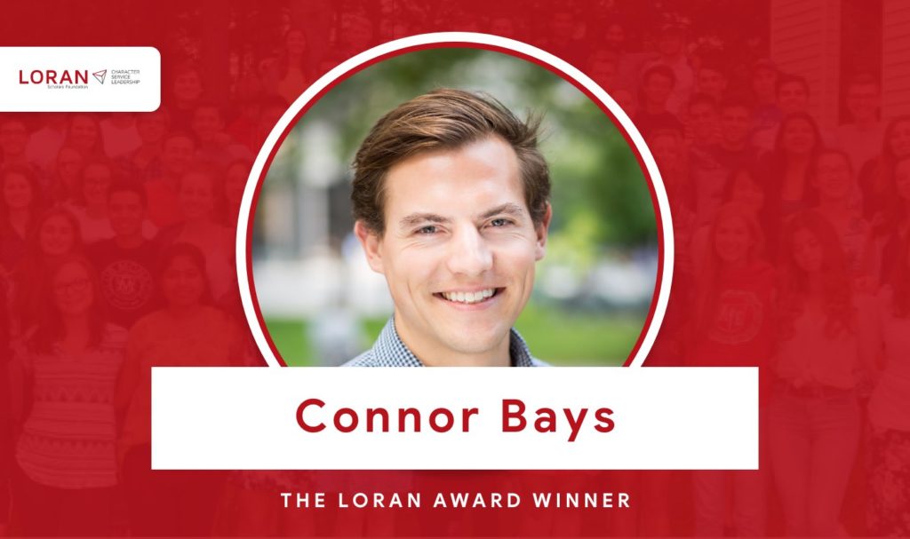 Here’s How Connor Bays Became a Loran Scholar - Student Awards